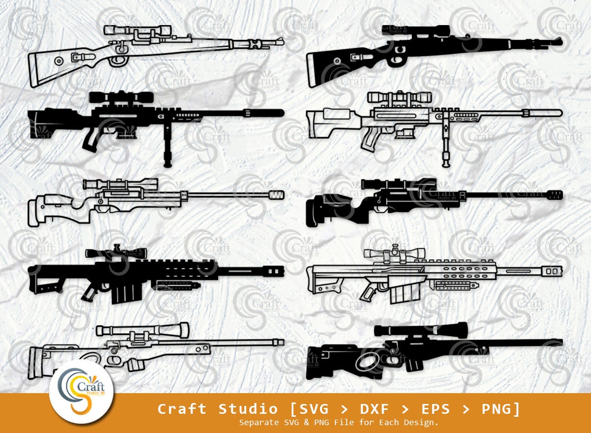 Bolt Action Rifle Clipart
