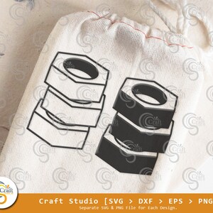 Bolt Screw Silhouette, Screw Svg, Hardware Tool Svg, Bolt Svg, Nut and ...