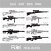 Sniper Rifles Silhouette, Sniper Rifles SVG, Arctic Warfare Magnum Svg ...