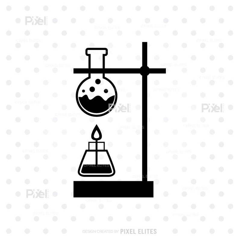Science Research Tools SVG Cut File Silhouette, Science SVG, Laboratory ...
