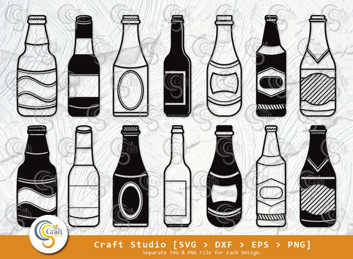 Botella de bebidas Silhouette SVG Botella de soda pop svg - Etsy España
