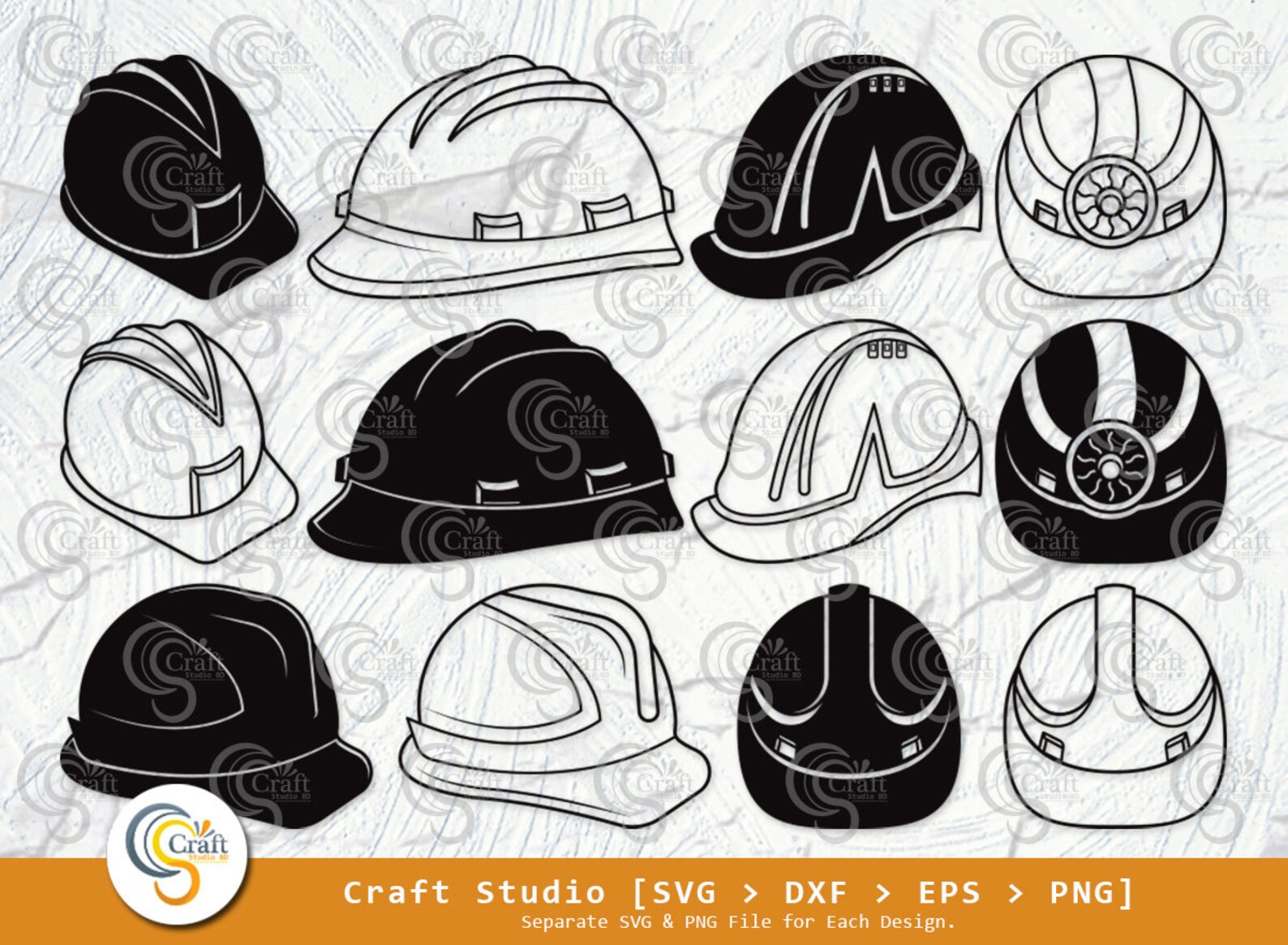 Construction Hat Silhouette Helmet Svg Safety Equipment Svg - Etsy