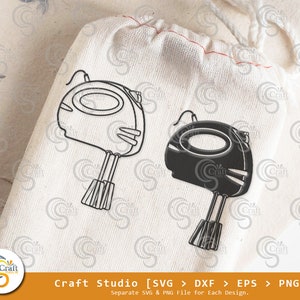 Mixer Silhouette, Mixer SVG, Stand Mixer Svg, Kitchen Electric Mixer ...