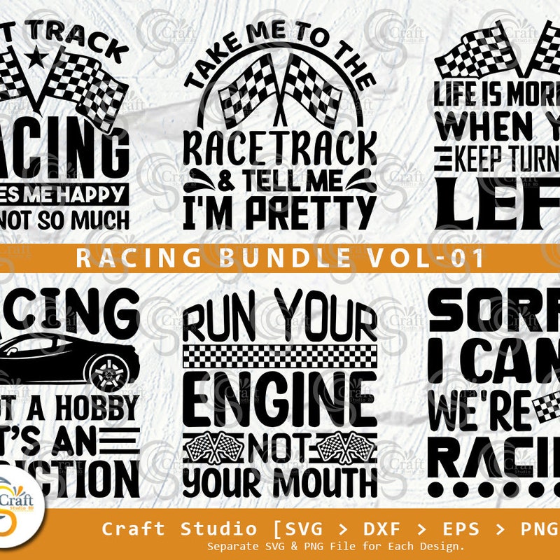 Car Racing Svg - Etsy