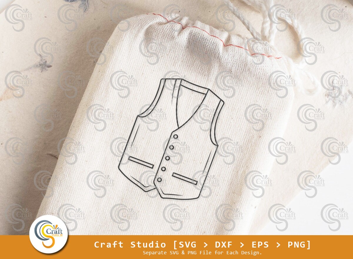 Vest Suit Svg Suit Silhouette Vest Svg Vest Waistcoat Svg - Etsy Canada
