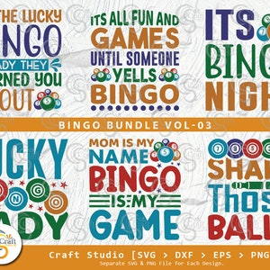 Bingo SVG Bundle Bingo Gift Svg Bingo Games Svg Crazy Bingo - Etsy Canada