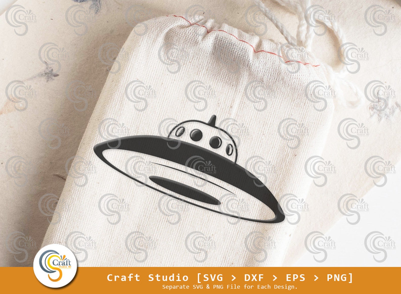 UFO SVG Flying Saucer Silhouette Alien Invasion Svg Alien - Etsy