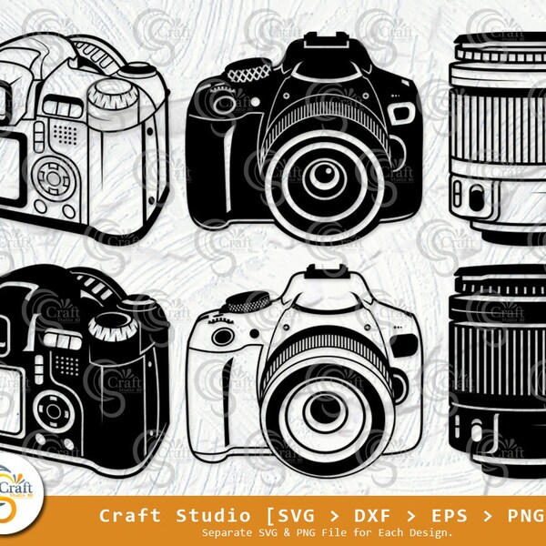 Camera Silhouette Svg - Etsy
