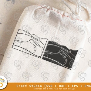 Sand Dunes SVG, Sand Dunes Silhouette, Desert Svg, Rolling Sand Dune ...