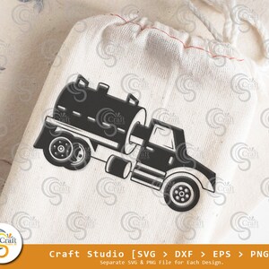 Septic Truck SVG, Septic Truck Silhouette, Truck Svg, Septic Pumper ...