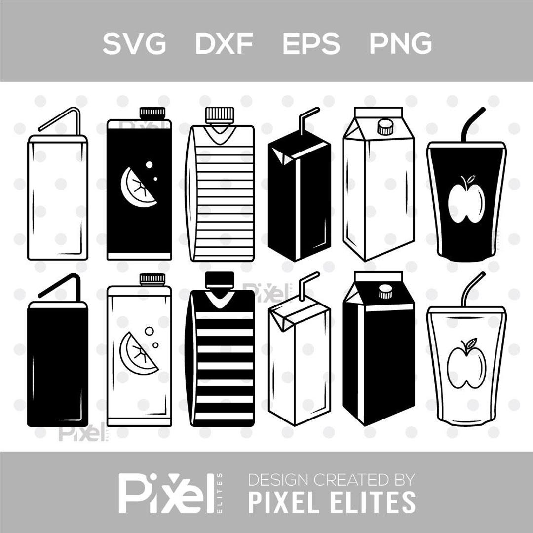 Juice Box SVG Bundle: Apple & Orange Juice Clipart (digital Download - Etsy