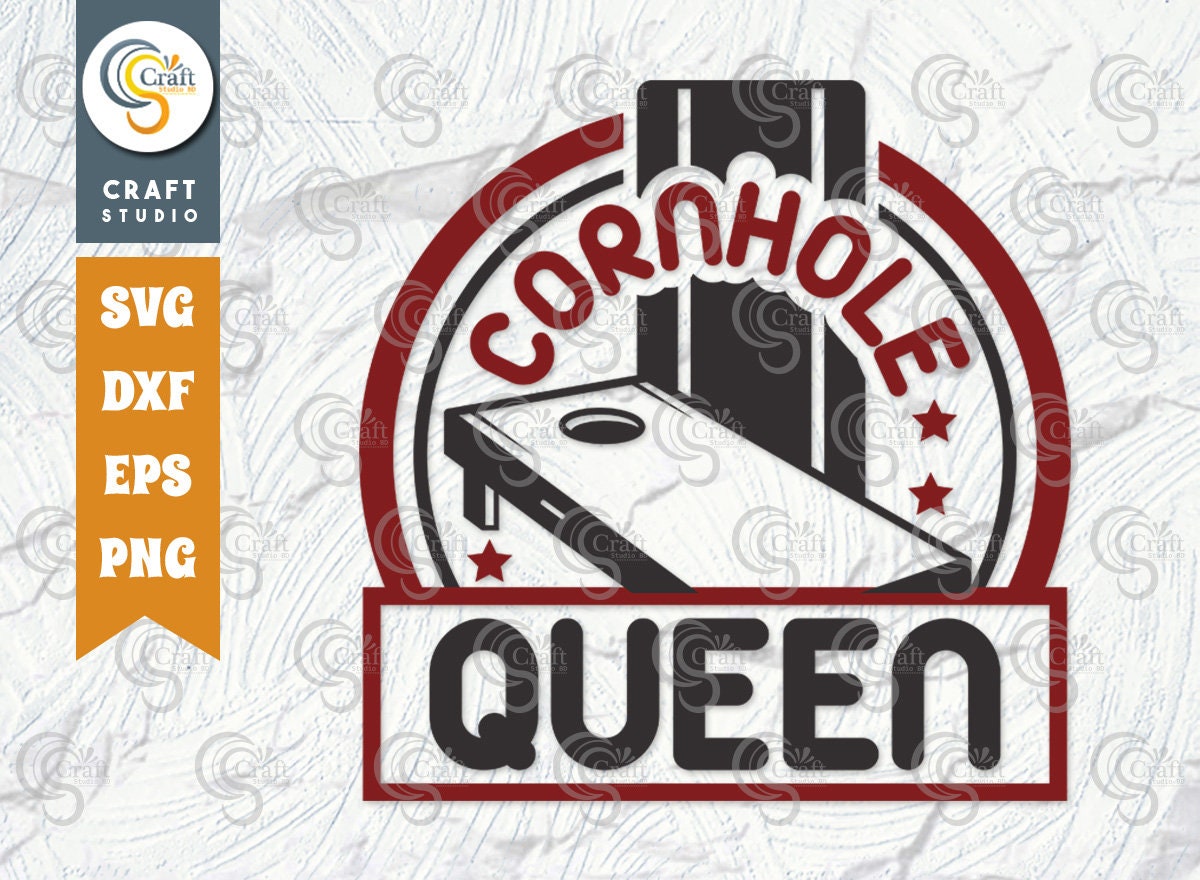 Cornhole Queen SVG Cut File Cornhole Lover Svg Cornhole - Etsy