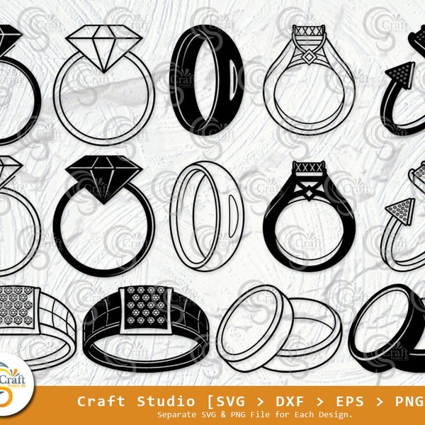 Diamond Outline Ring - Etsy