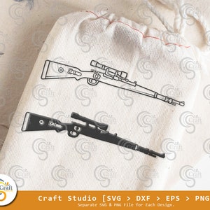 Sniper Rifles Silhouette, Sniper Rifles SVG, Arctic Warfare Magnum Svg ...