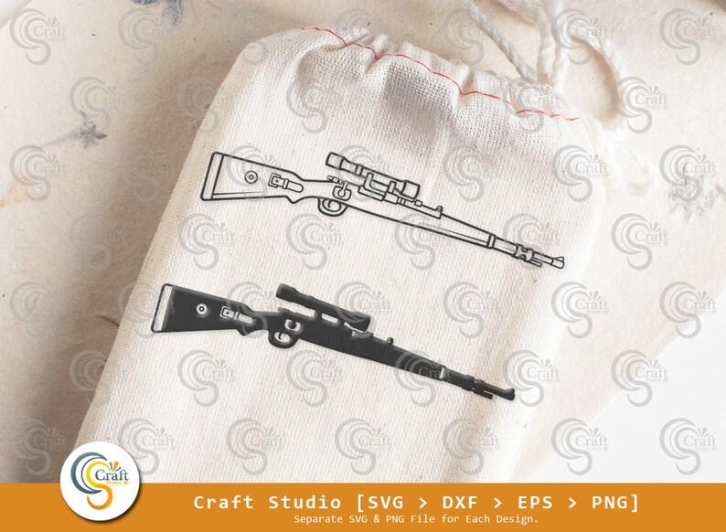Sniper Rifles Silhouette Sniper Rifles SVG Arctic Warfare - Etsy