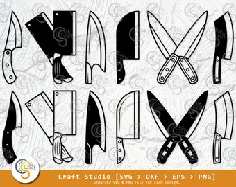 Chef Knife Silhouette Svg - Etsy