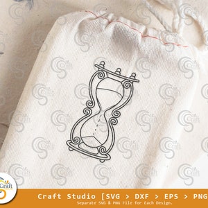 Hourglass Silhouette, Hourglass Clock Svg, Hourglass Time Svg, Sand ...