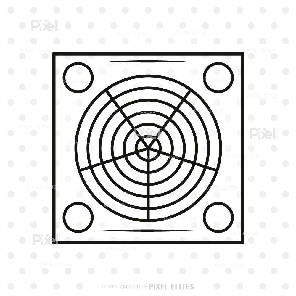 Air Duct SVG Bundle | Duct Silhouette & Outline Cricut Cut Files | HVAC ...