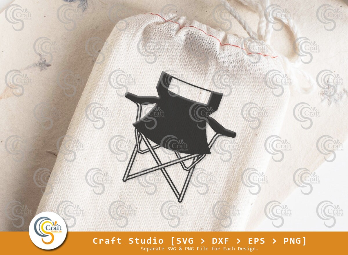 Camping Chair Silhouette Chair Svg Beach Chair Svg Camping - Etsy