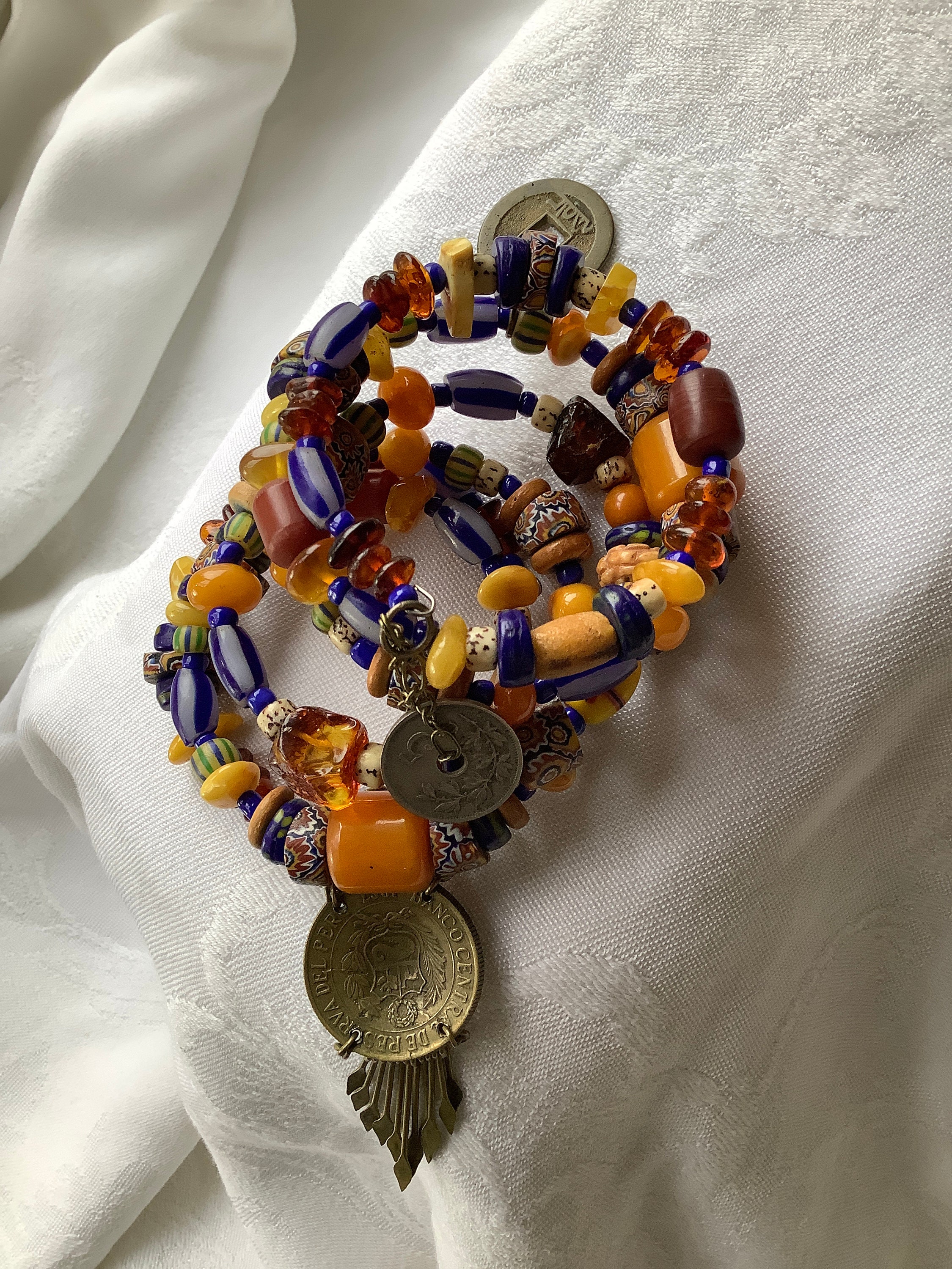 Bohemian Gypsy 5 Wrap Bangles Bracelet Hippie Boho Arm - Etsy