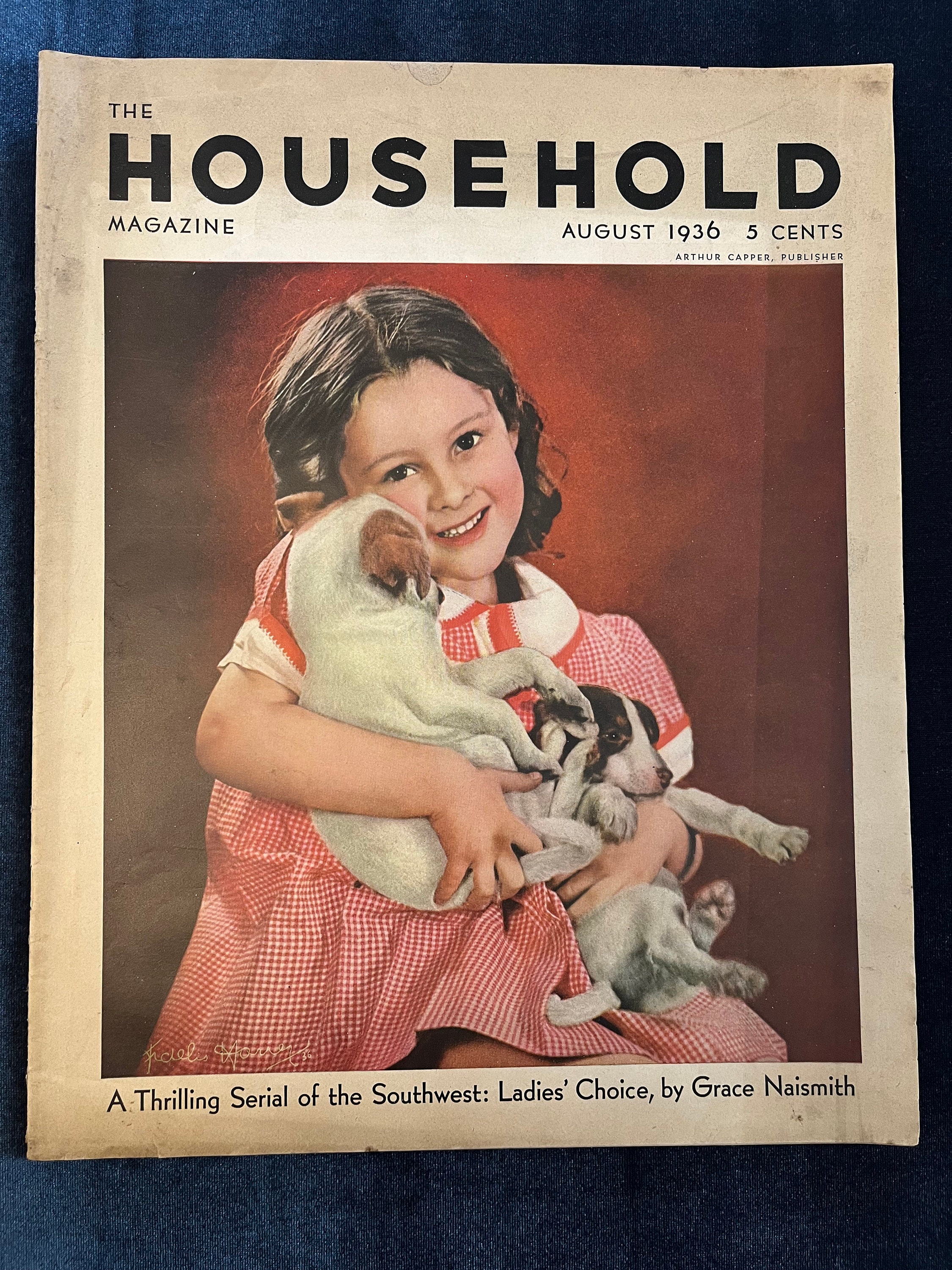 Lot of 3 Household Magazines Oct 1935, June 1936, Aug 1936 ...