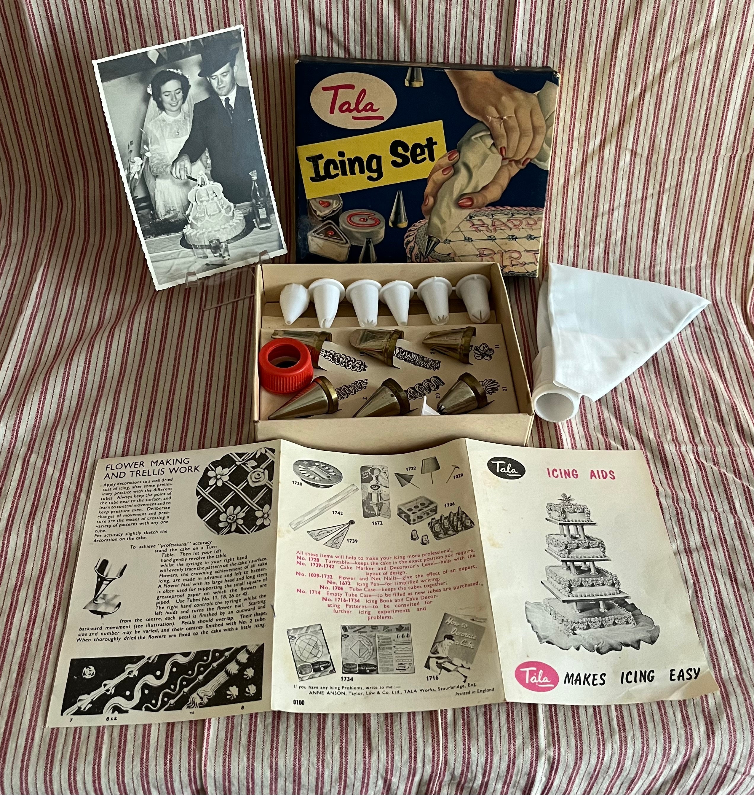 Tala Icing Set, Vintage 40's-50's, Original Box OB, Complete ...