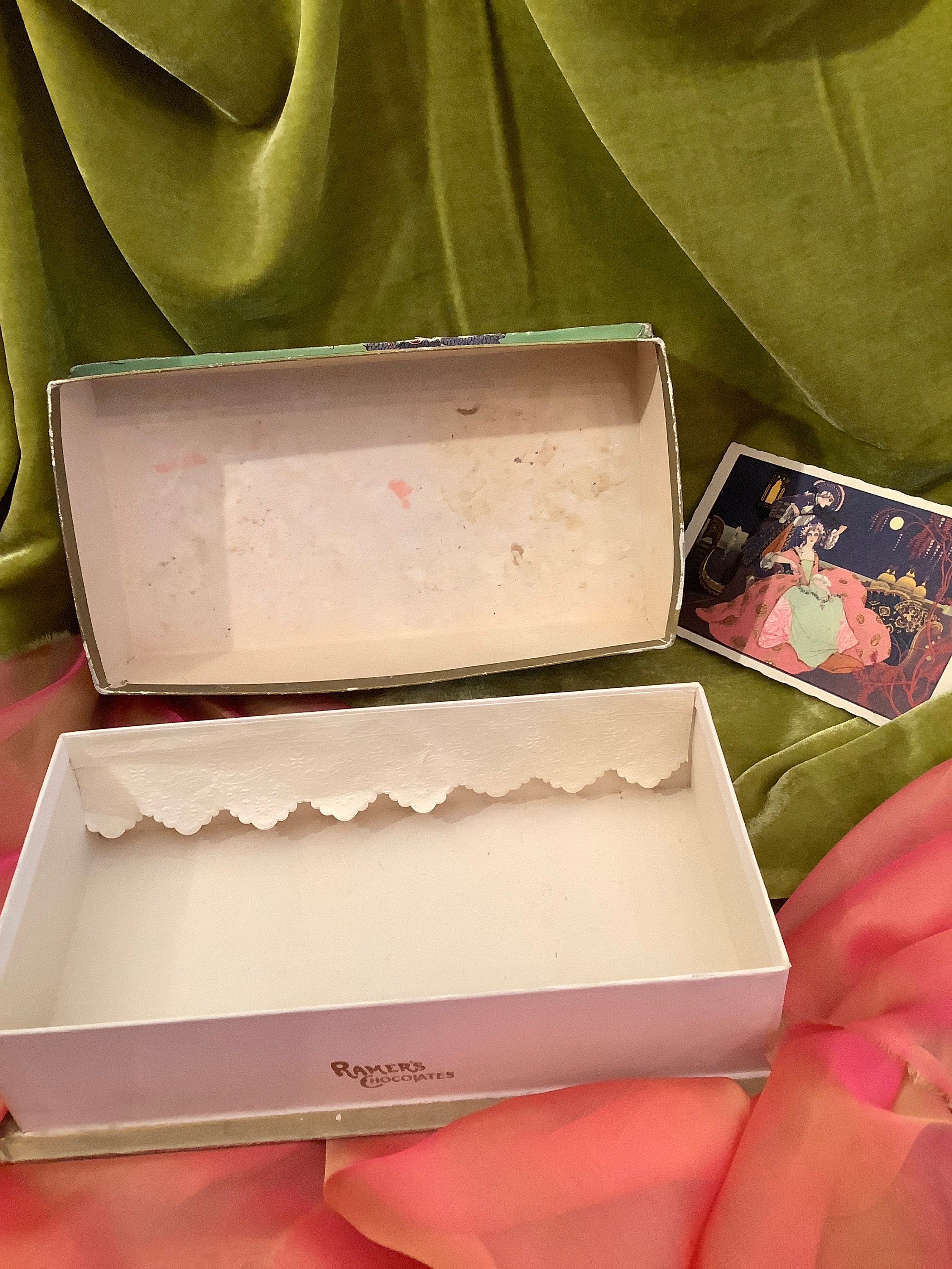 Art Deco Candy Box, Ca. 1930's, Ramer's Chocolates, Victorian, One ...