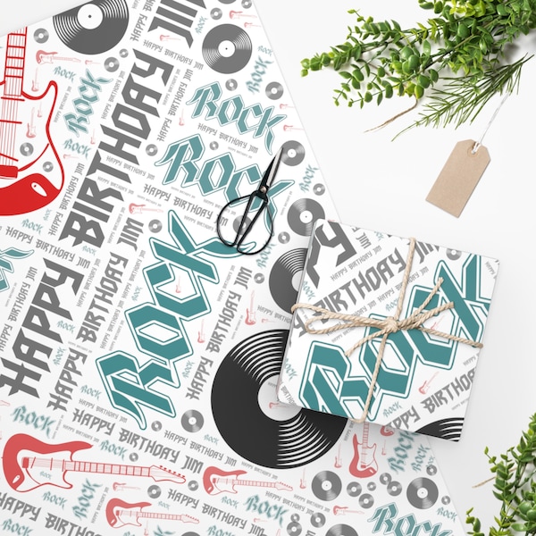 Rock Wrapping Paper - Etsy