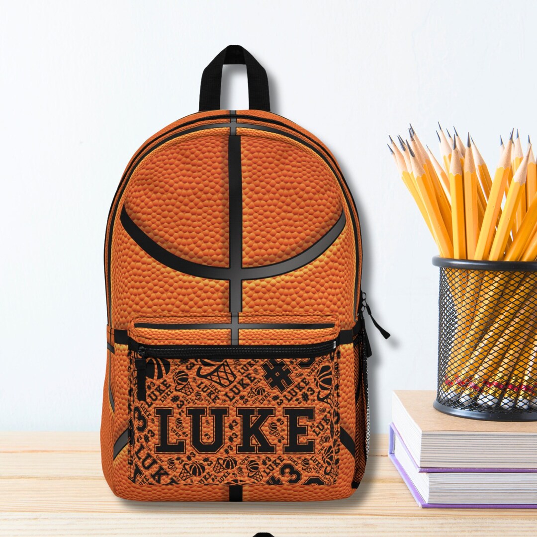 Personalize Backpack for School basketball Personalized Bookbags and ...