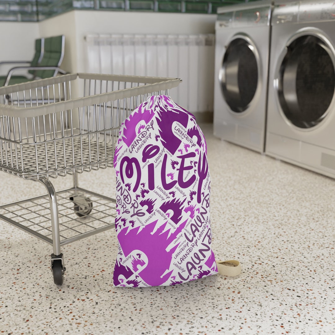 Personalized Laundry Bag Theme Park Castle - Etsy