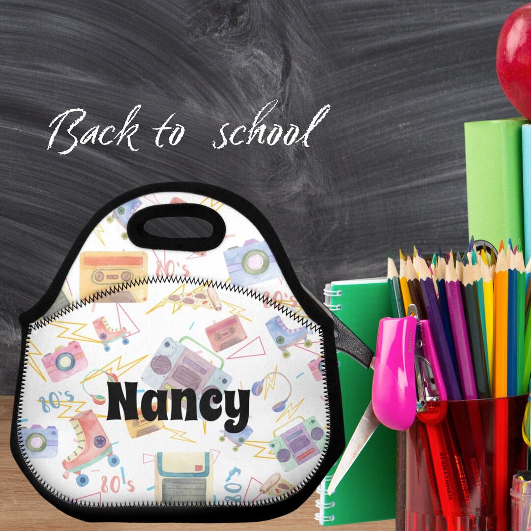 Personalized Strange Lunch Box Name Back to School Lunch Bag - Etsy