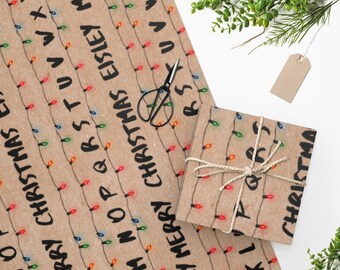 Alphabet Wrapping Paper - Etsy