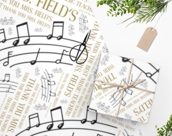 Music Wrapping Paper - Etsy