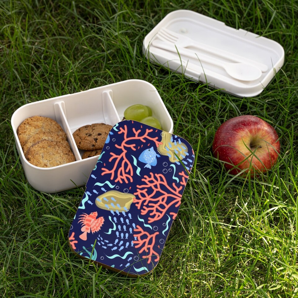 Ocean Bento box, lunch tote box sold by Carolina Oliveira | SKU ...