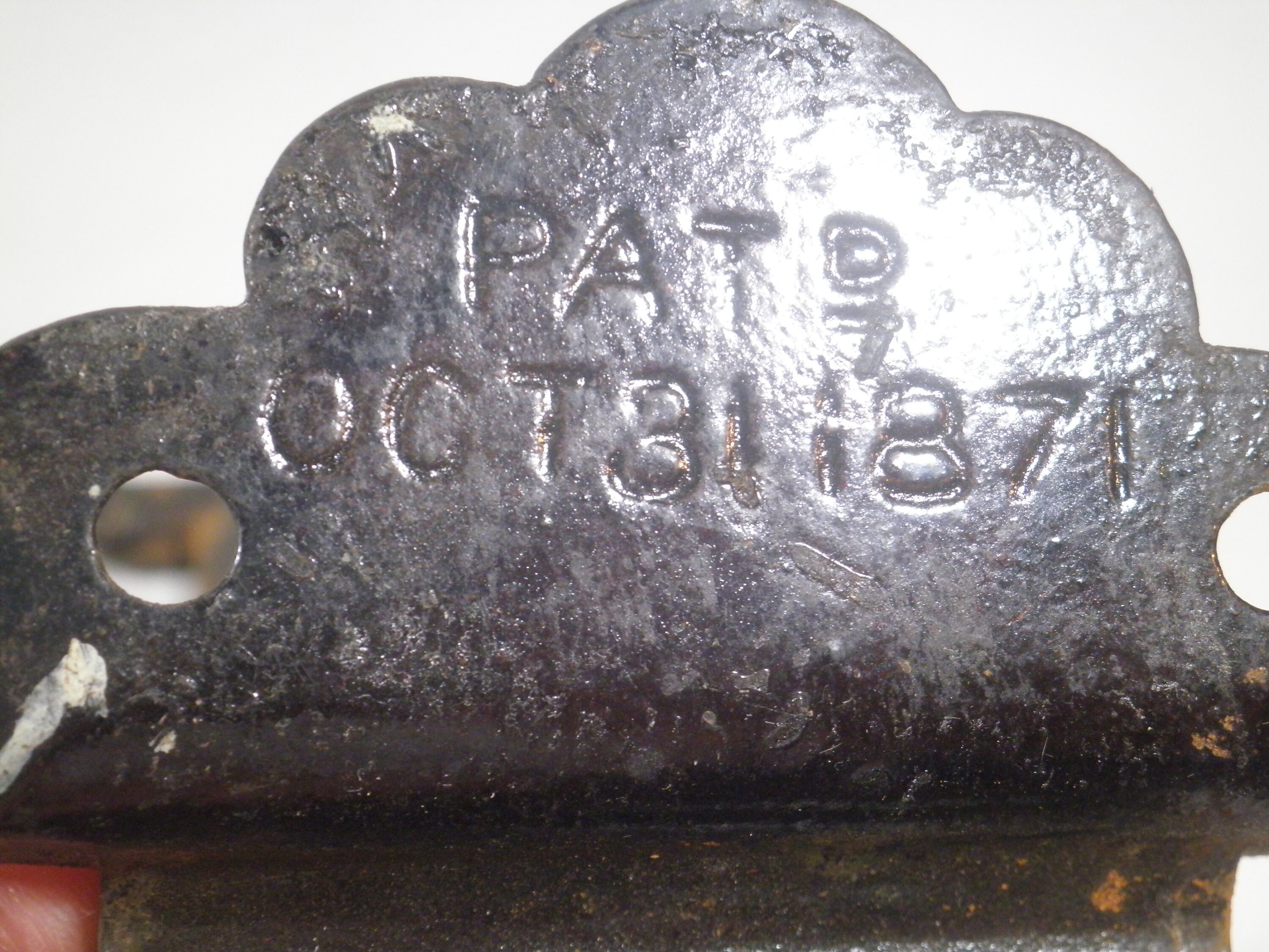 Antique 1871 Coffin Casket Trunk Cast Iron Handle EASTLAKE Company - Etsy