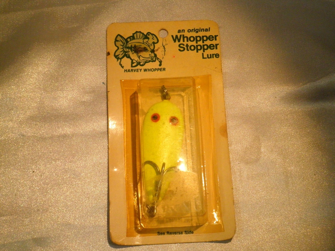 Vintage Whopper Stopper Yellow Spoon Lure Unused in Package - Etsy