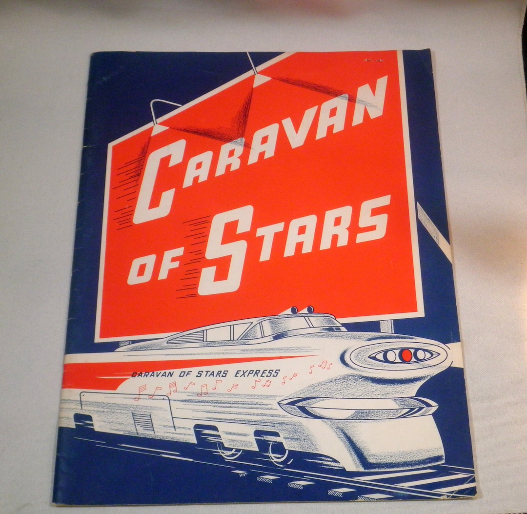 Dick Clark's CARAVAN OF STARS Concerts 1964 Tour Program With Ticket ...