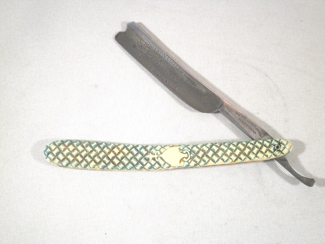 Antique Straight Edge Razor - Robeson Cutlery Company - Etsy
