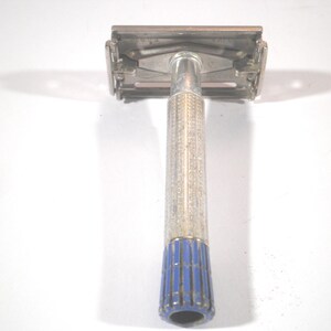 Vintage 1957 Gillette B1 Blue Handle Tip Super Speed Safety Razor - Etsy