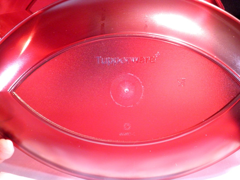 TUPPERWARE Acrylic 5358 Party Trays New Old Stock - Etsy