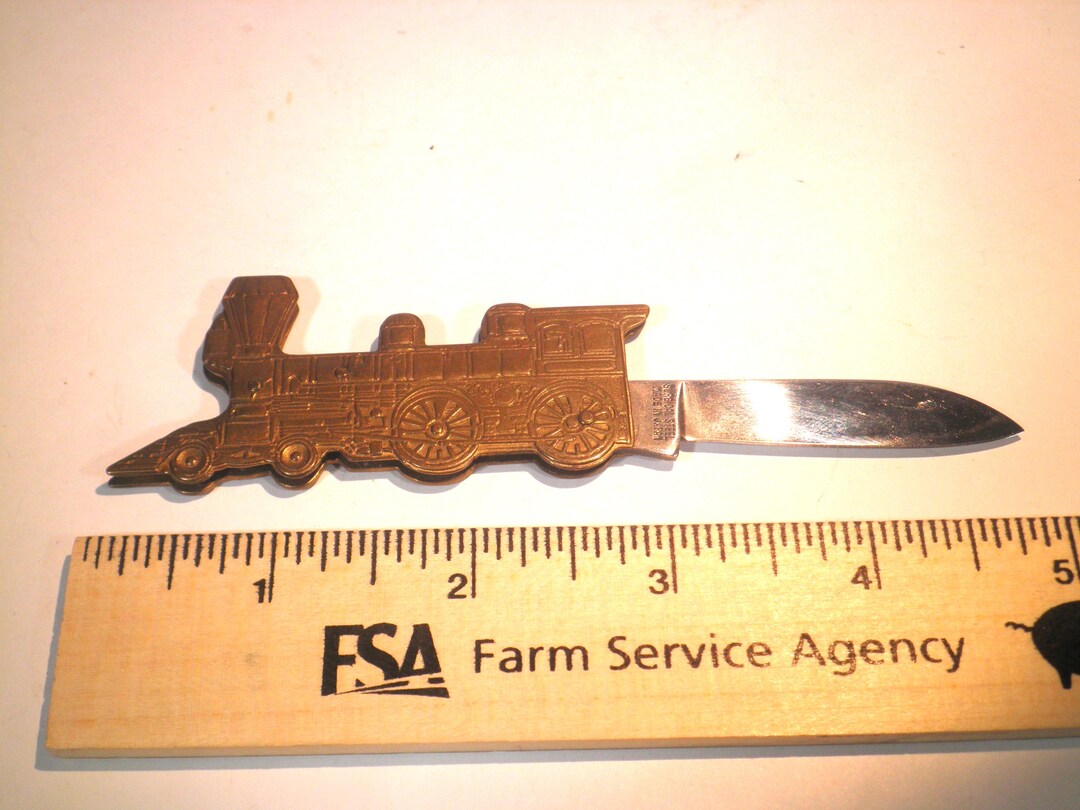 Vintage Train Locomotive Pocket Knife - Parker Cutlery Company - Etsy