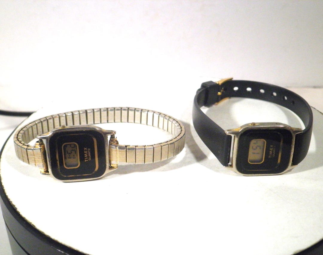 Vintage Timex Digital Women's Wrist Watch - Works - Selection Group - Etsy