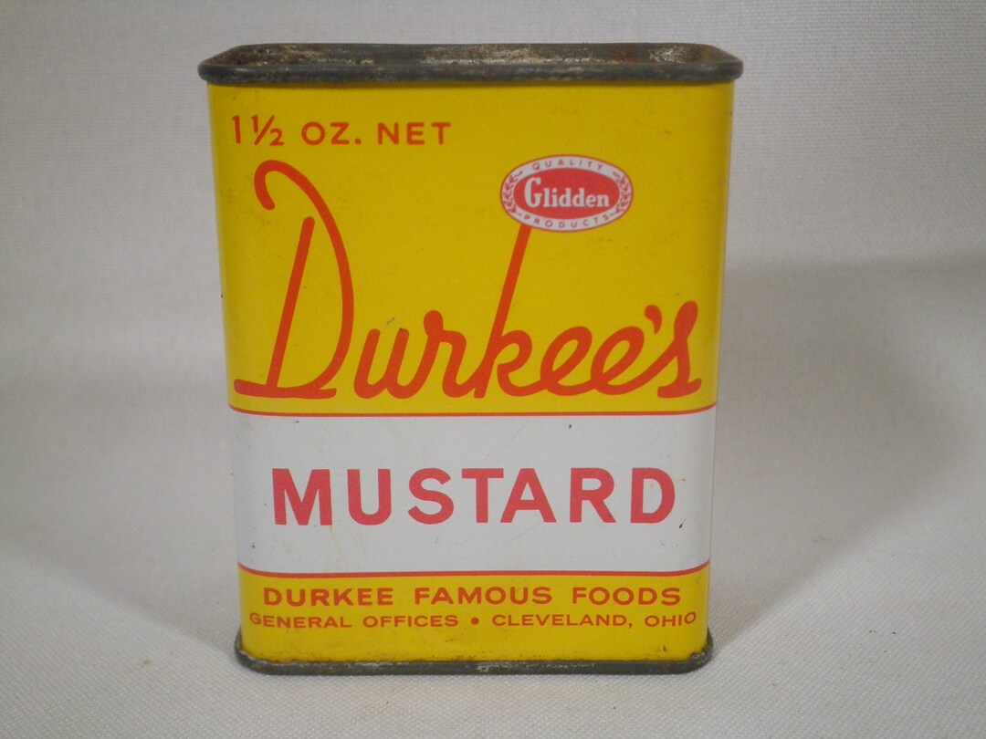 Durkee's Mustard Tin Can - Etsy