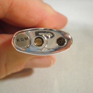 Vintage Prometheus KGM Cigarette Lighter - Silver and Gold Plating ...