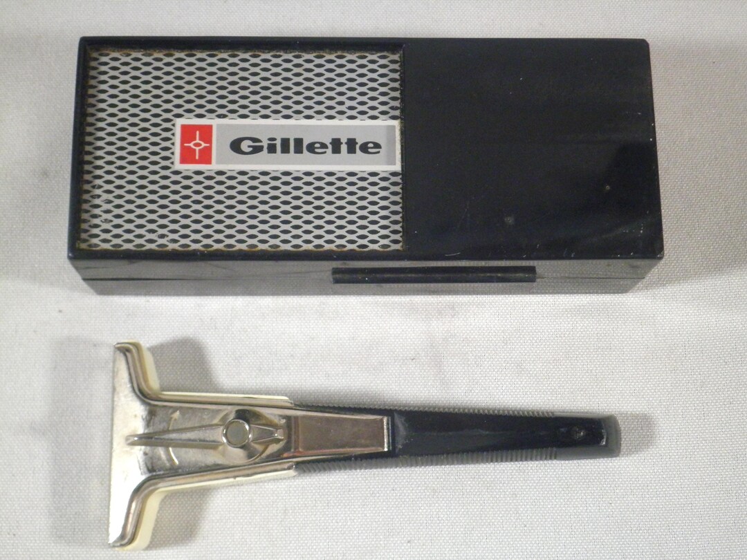 Gillette Techmatic Razor With Box Vintage 1960s - Etsy
