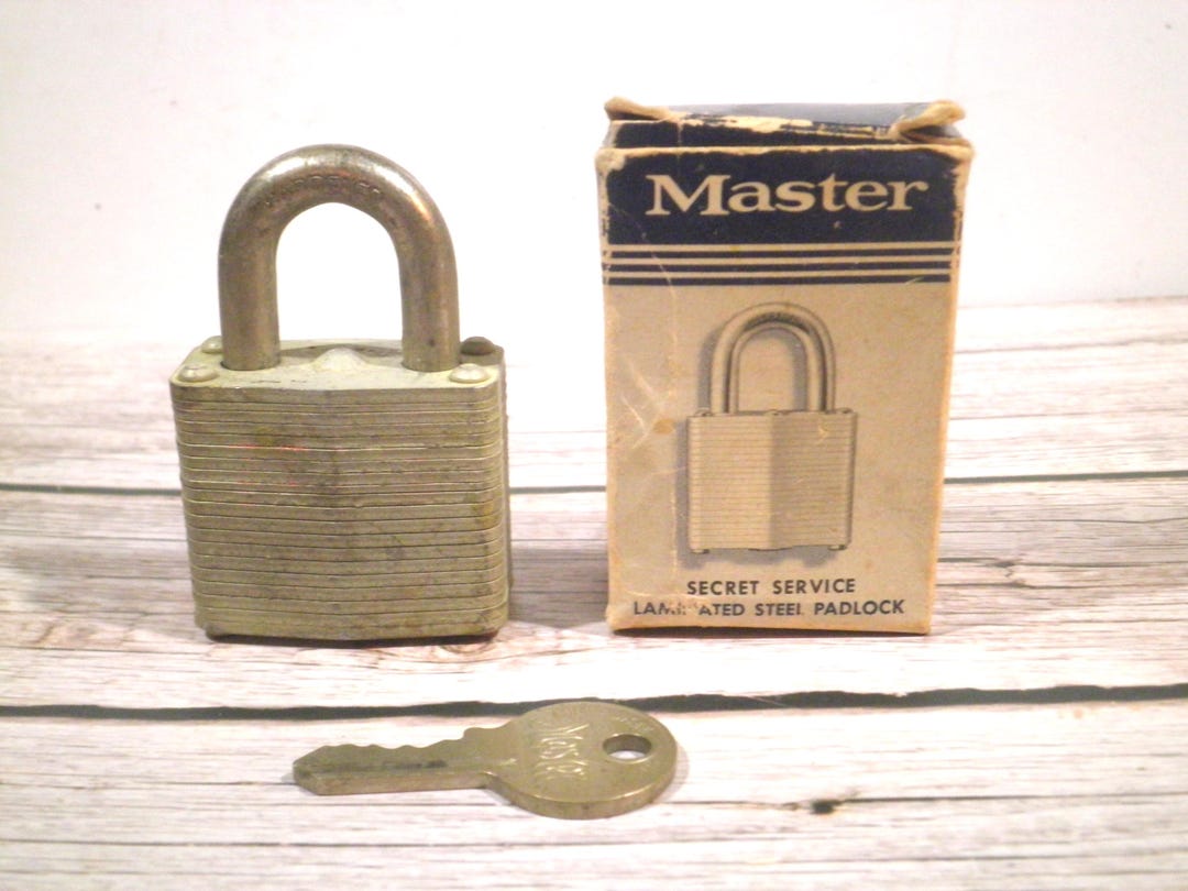 Vintage Master Lock Secret Service Padlock No. 3 - Etsy