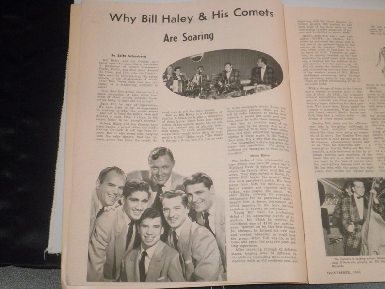 Rare Short-lived Record Whirl Magazine Nov. 1955 - Etsy