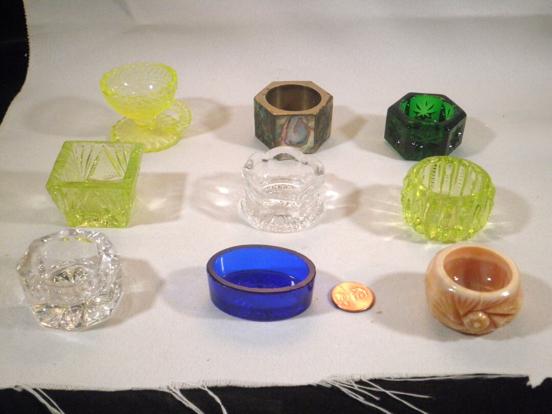 Vintage Salt Dip Selection Grouping - Etsy