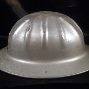 Vintage B. F. Mcdonald Safety Hardhat Aluminum 1960s Falcon Seaboard Offshore Drilling Gulf of ...