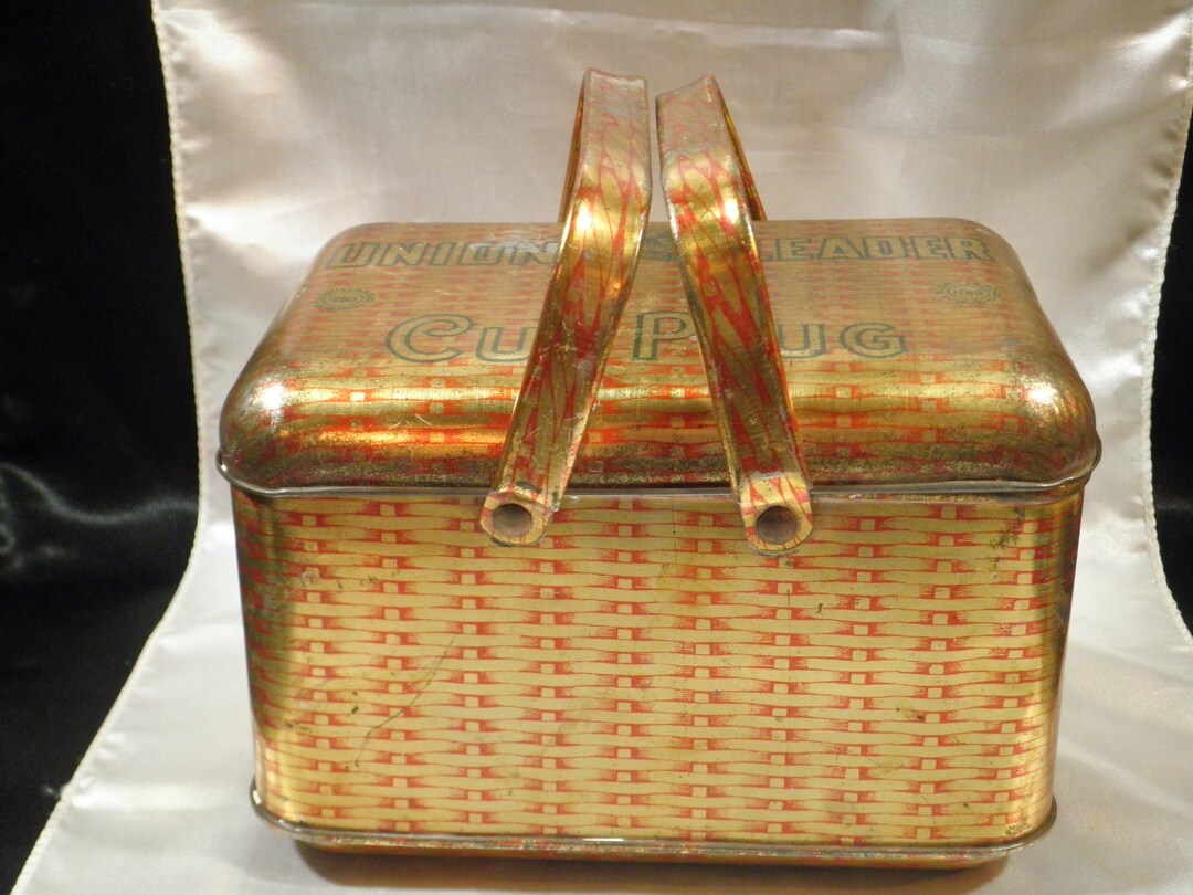 Union Leader Cut Plug Tobacco “lunch Box” Tin - Etsy